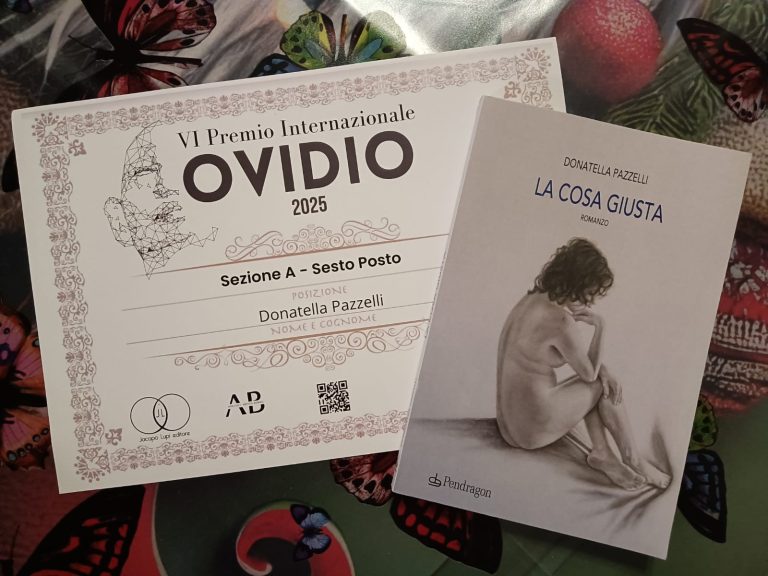 “La cosa giusta”, ancora un riconoscimento per il romanzo di Donatella ...